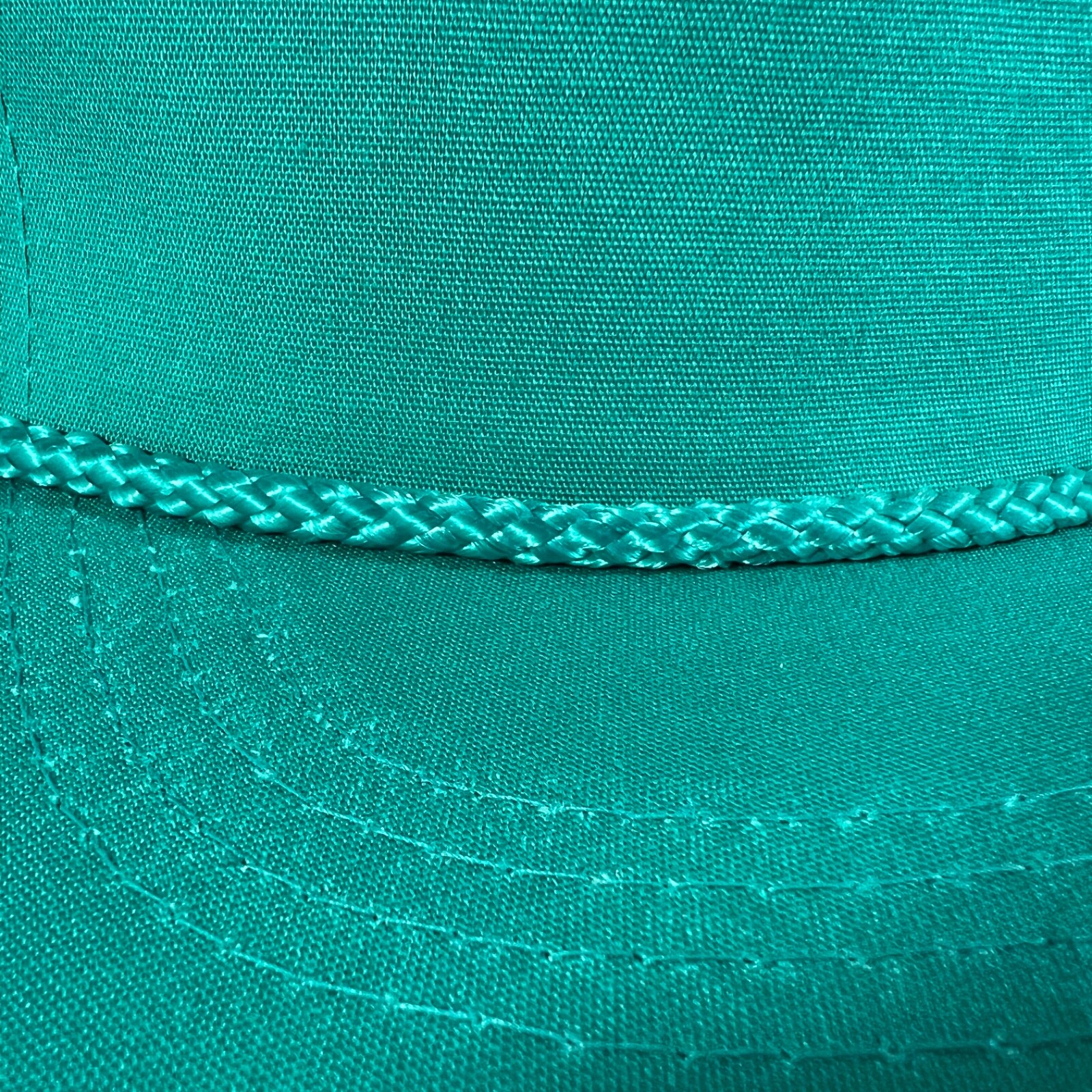 Vtg Blank Yupoong Baseball Hat Cap NOS Deadstock Rope SnapBack Teal New ...