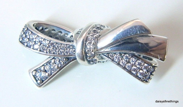 Authentic PANDORA Brilliant Bow Charm 797241CZ Clearance for sale ...