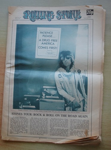 Rolling Stone Magazine #112 1972 Stones in America, Hunter S Thompson ...