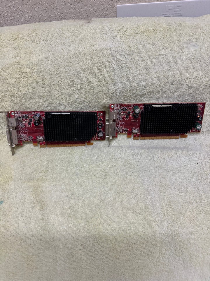 Lot of 2 AMD Radeon 256MB B170 DVI Port Low Profile Graphic Cards ...