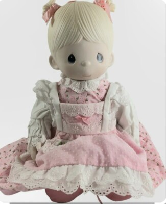 Vintage 1981 Precious Moments Enesco Porcelain 17" Debbie Doll LARGE IN ...