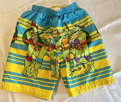 Teenage Mutant Ninja Turtles Toddler Boy Swim Trunks 4T | eBay