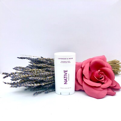 Native Natural Lavender and Rose Deodorant - 2.65oz 812154030037| eBay