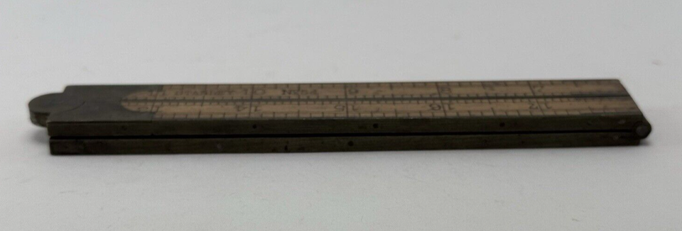 Vintage Stanley No 54 Brass And Boxwood Four Fold Ruler | eBay
