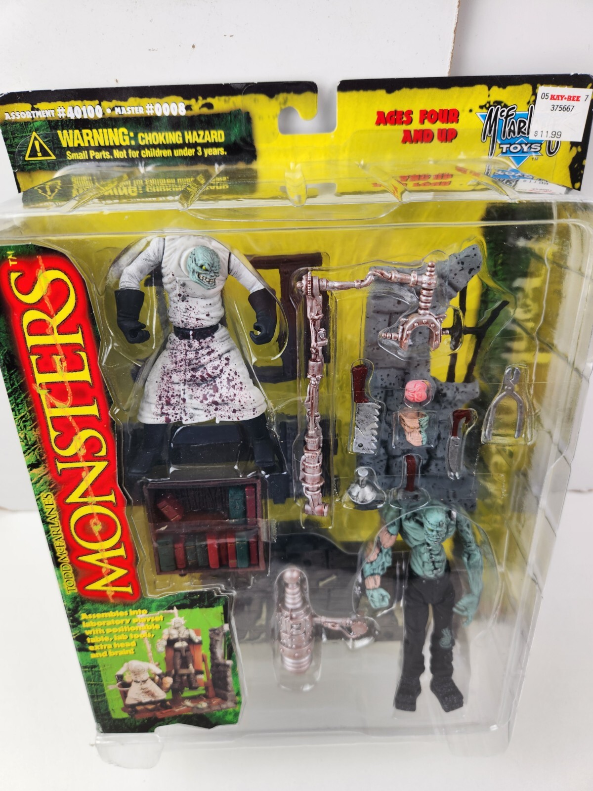 McFarlane Toys Monsters Series 1 - Frankenstein Playset Action Figure ...
