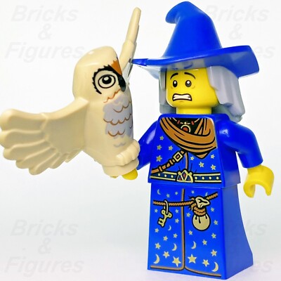 LEGO® Blue Wizard Minifigure & Owl Bird Build-A-Minifigure (BAM ...