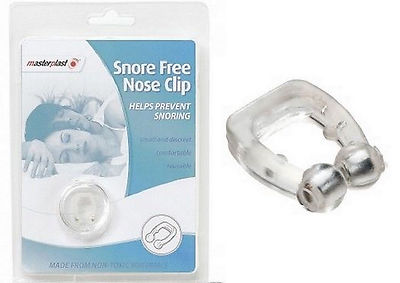 SNORE FREE NOSE CLIP ANTI STOP SNORING CLIPS SLEEP APNEA AID GUARD ...