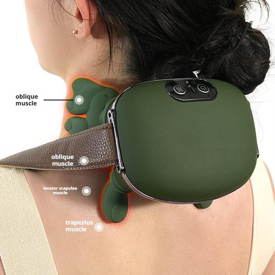 Neck Shoulder Massager Simulated Human Hand Cervical Trapezius Massager ...