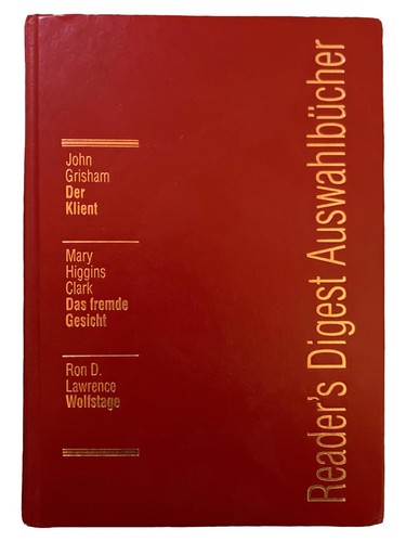 Der Klient von John Grisham Hardcover Reader's Digest Deutsch Roman ...