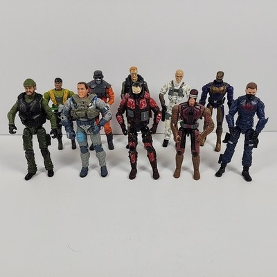 Mixed Lot of 10 Modern GI Joe 3.75" Army Action Figures Toys | eBay