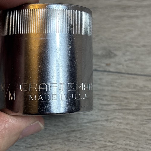 CRAFTSMAN USA 1/2" DRIVE 12Pt 32mm Shallow Socket V-44245 | eBay