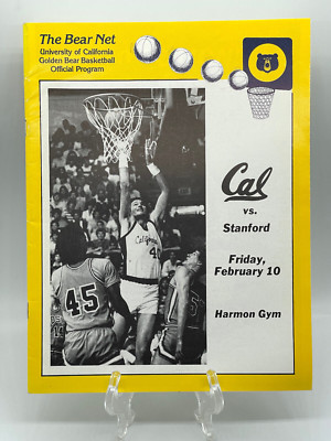 1983-84 THE BEAR NET PROGRAM CAL VS STANFORD KEVIN JOHNSON | eBay