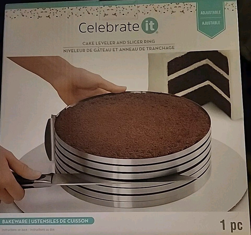Cake Leveler & Slicing Ring by Celebrate It™ Stainless Steel | eBay