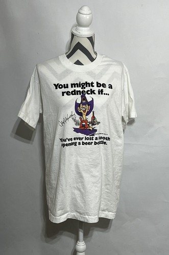 vintage 1995 single stitch Jeff Foxworthy redneck comedy tshirt Large ...