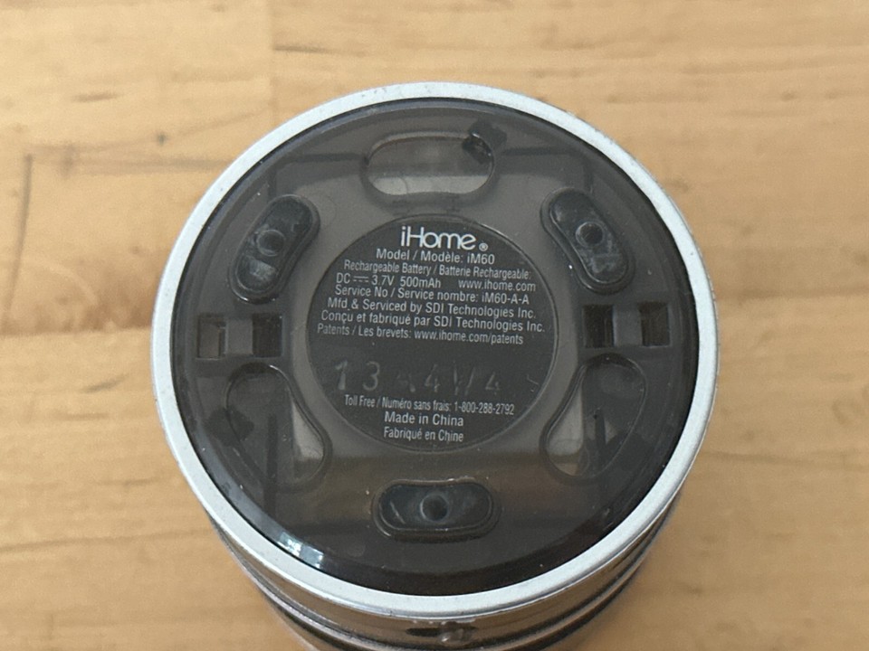 iHome 3.5mm AUX Portable Speaker IM60 - Gray Used | eBay