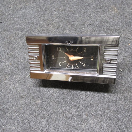 1949 49 Chrysler Mopar Dash Gauge Jaeger Car Clock & Chrome Bezel Hot ...