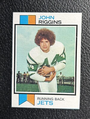 JOHN RIGGINS 1973 TOPPS CARD # 245 New York Jets Ex-Mt To Nr - Mt | eBay