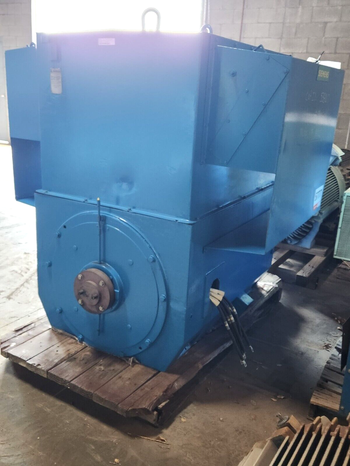 1000 HP Siemens AC Electric Motor 1200 RPM Fr 5810S WPIIBB 2300 V EOK ...
