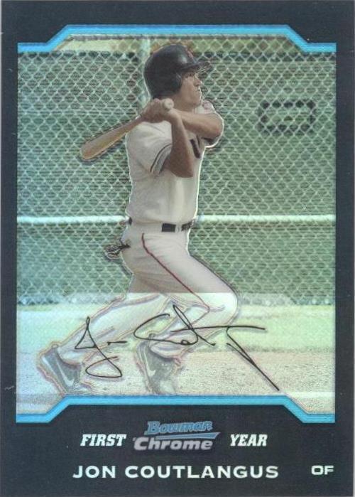 2004 Bowman Chrome - First Year Jon Coutlangus #248 Refractor (RC) for ...