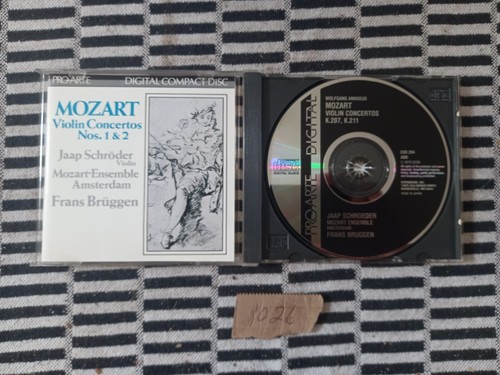MOZART CD / VIOLIN CONCERTOS NOS 1-2 / JAAP SCHRODER / FRANS BRUGGEN | eBay