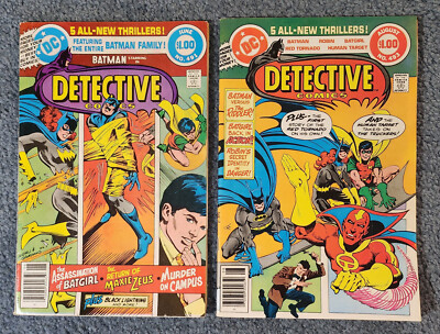 Detective Comics #491 + 493 DC Comics 1980 - Batman Riddler Batgirl ...