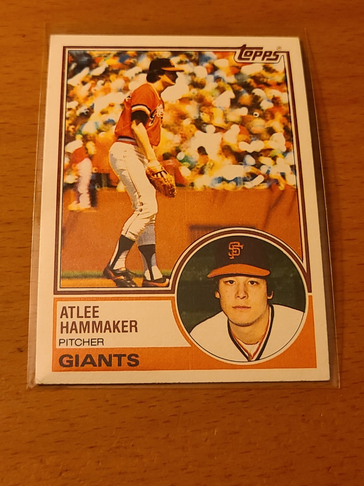 GIANTS ATLEE HAMMAKER 1983 TOPPS #342 | eBay
