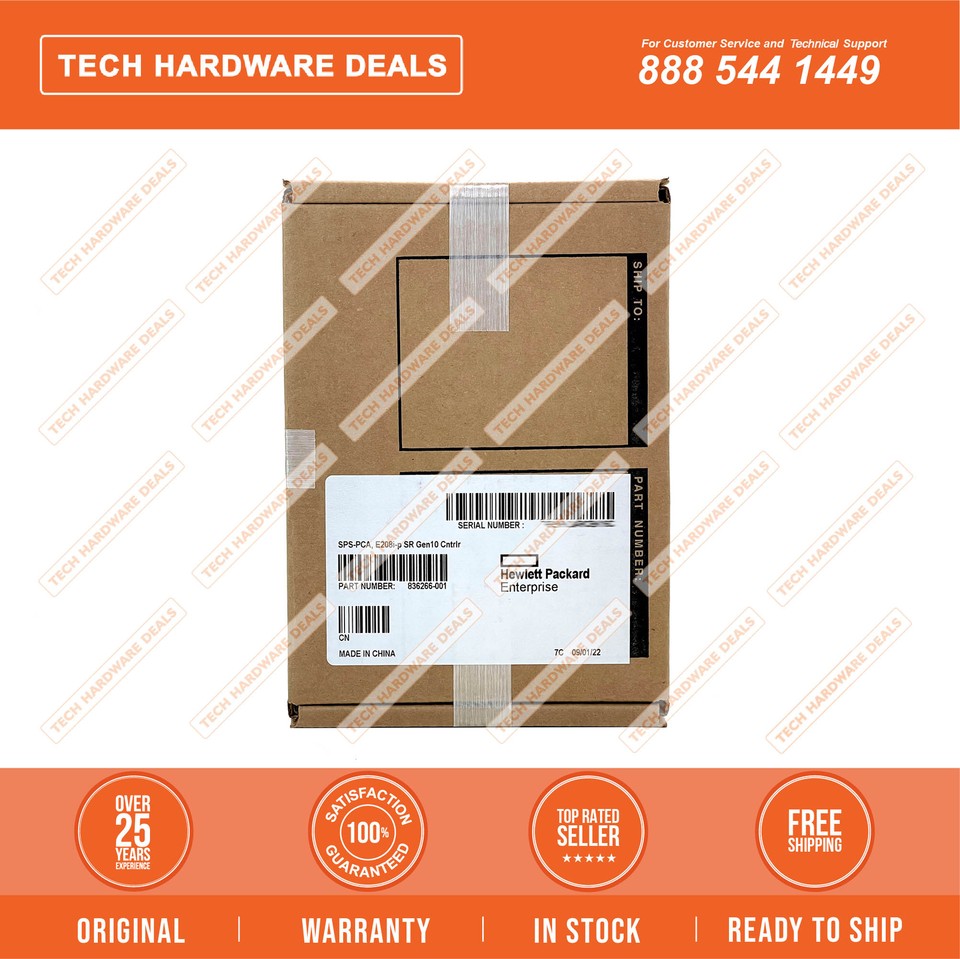 804397-001 NEW SEALED HPE Smart Array E208i-p SR Gen10 (8 Internal ...