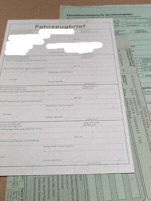 KFZ Brief Kraftfahrzeugbrief Fahrzeugbrief DDR PKW Wartburg 353 W Kombi ...