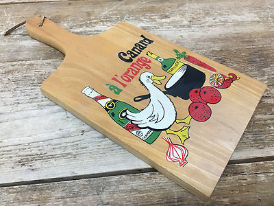 Wooden Cutting Board Nevco Wood Canard a L'orange Yugoslavia Duck MOD ...