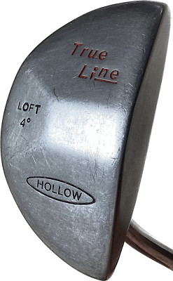 True Line Hollow Loft 4° Golf Club Putter Right Handed 35” Steel Shaft ...