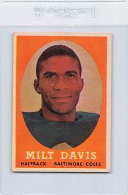1958 Topps #98 Milt Davis Colts NM/MT *1892 | eBay