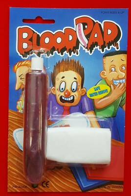 Blood Pad - Great Theatrical Makeup Prop - Halloween Make-Up - Fake ...