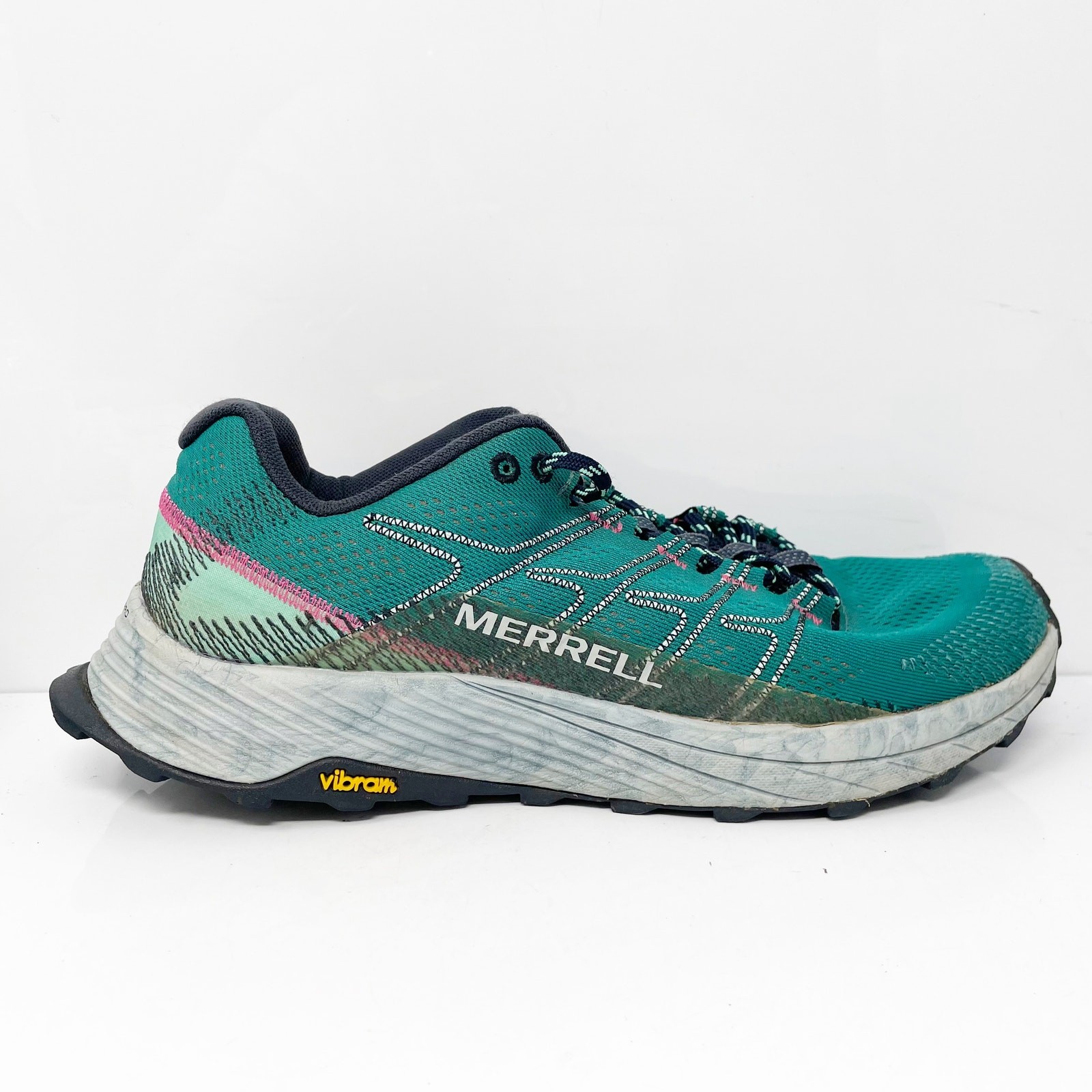 Merrell Womens Moab Flight J066814 Green Running Shoe… - Gem