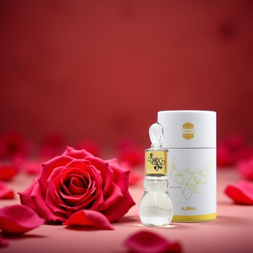 Ajmal Rose 12ml Arabian Concentrated Perfume Oil Attar in Branded ...