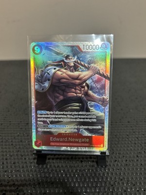 Edward.Newgate OP02-004 English Super Rare PRB01 One Piece Card Game | eBay
