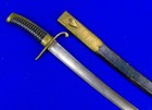 Antique 19 Century Russian or French Cavalry Shashka Sword w/ Scabbard ...