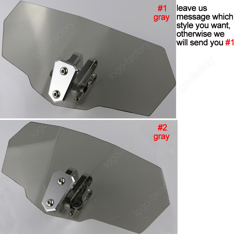 Adjustable Windshield Extension Spoiler Deflector Fit For BMW R1200RS ...