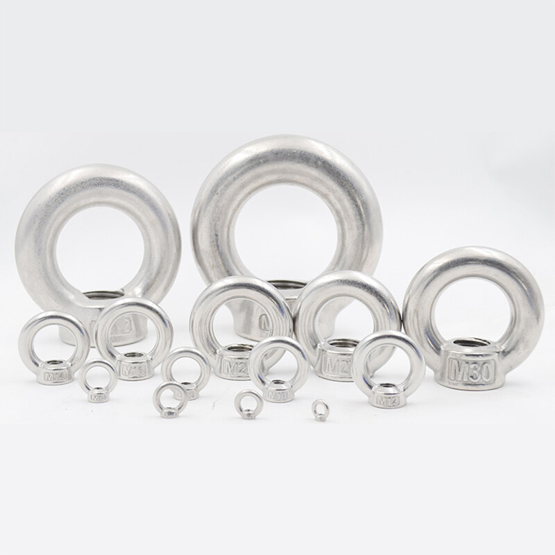 Lifting Eye Bolt / Eye Nuts 304 Stainless Steel M3 M4 M5 M6 M8 M10 M12 ...