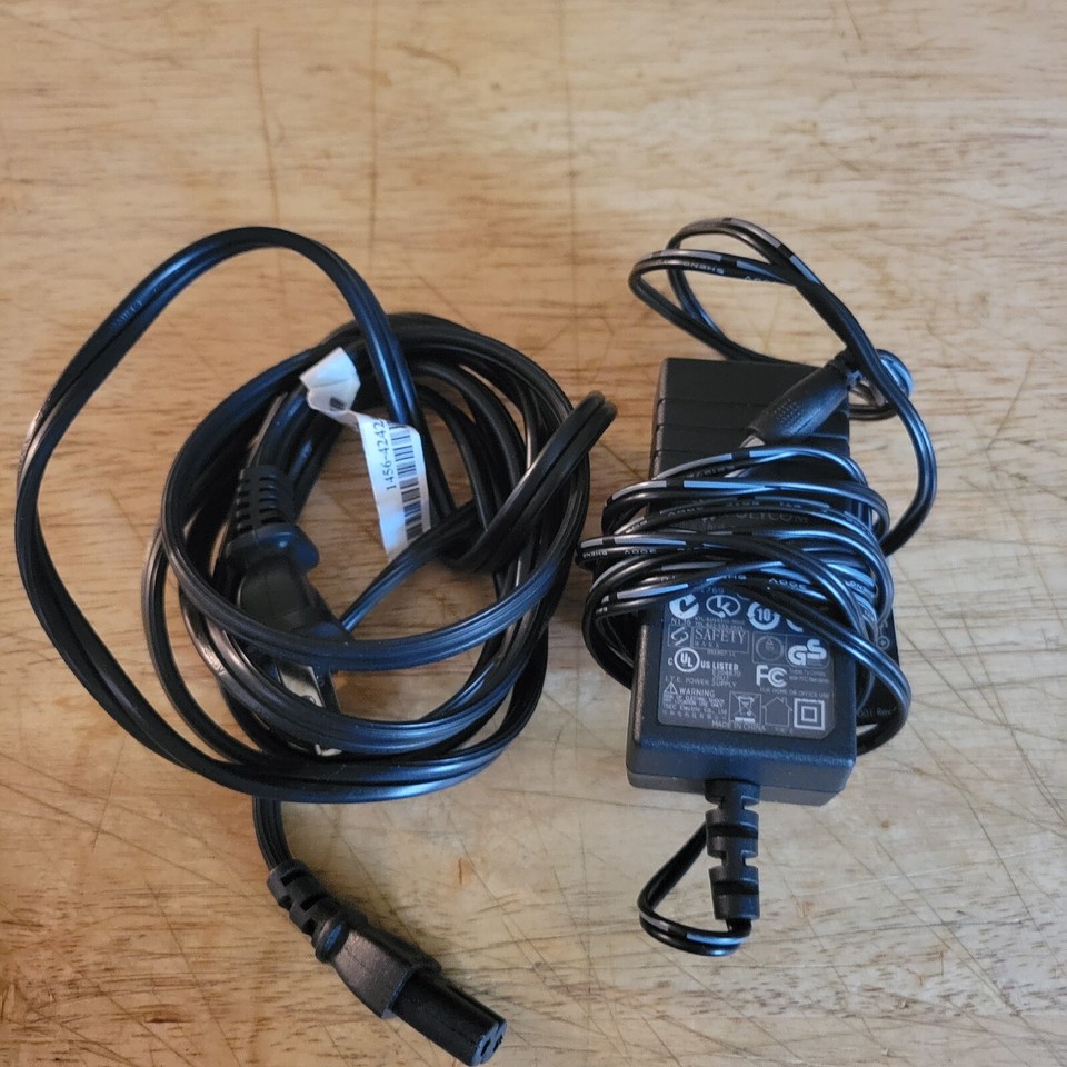 OEM Genuine Original Polycom SPS-12-009-120 AC Adapter 12VDC/1.0A Power ...