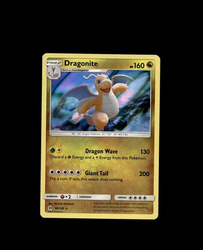 Pokemon Sun & Moon Dragonite Holo 96/149 | eBay