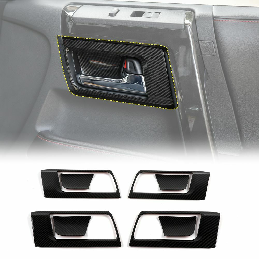 17pcs Interior decoration Cover Trim For 4Runner 2010-2019 Carbon Fiber ...