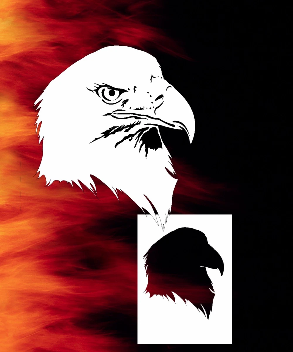 Eagle Airbrush Stencil
