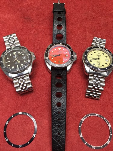 Custom Bezel Insert: Jumbo 980.006 844 Tag Heuer 1000 Professional ...