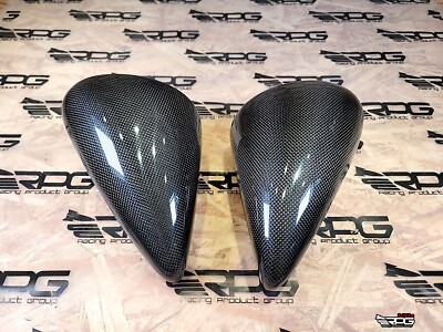 RPG WRC Plain Carbon Mirrors for 93-01 Subaru Impreza GC WRX STi GC8 ...