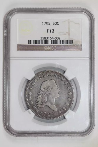 1795 FLOWING HAIR HALF DOLLAR NGC F12 - ORIGINAL PQ COIN! | eBay