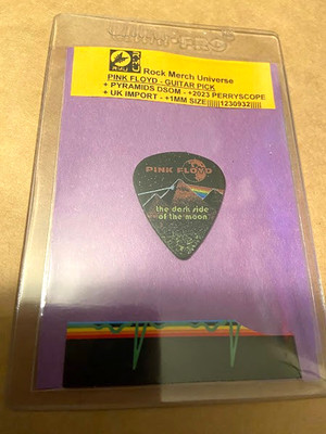 Pink Floyd-Guitar Pick-UK Import-Pyramid-Labeled_Licensed-New In ...