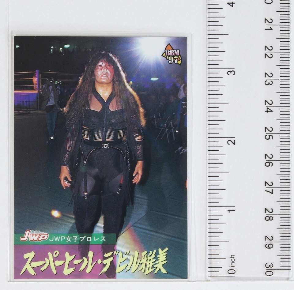 SUPER HEEL DEVIL MASAMI - 1997 BBM Pro-Wrestling Trading Card | eBay