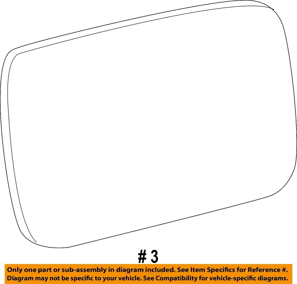 CHRYSLER OEM Outside Mirrors-Front Door-Mirror Glass Right 68050296AA ...
