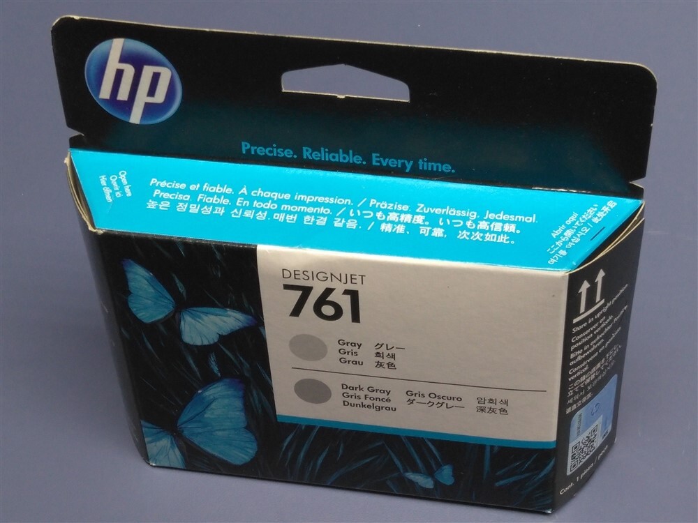 HP DesignJet 761 GRAY/DARK GRAY Printhead CH647A T7100 EXP 12/2023 ...