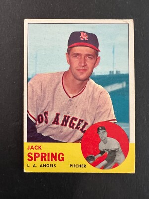 1963 Topps #572 Jack Spring | eBay